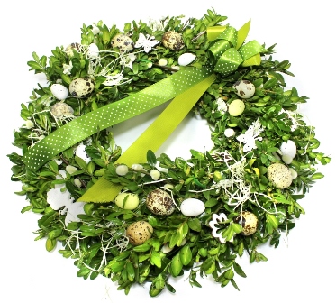 Jarní věnce na dveře